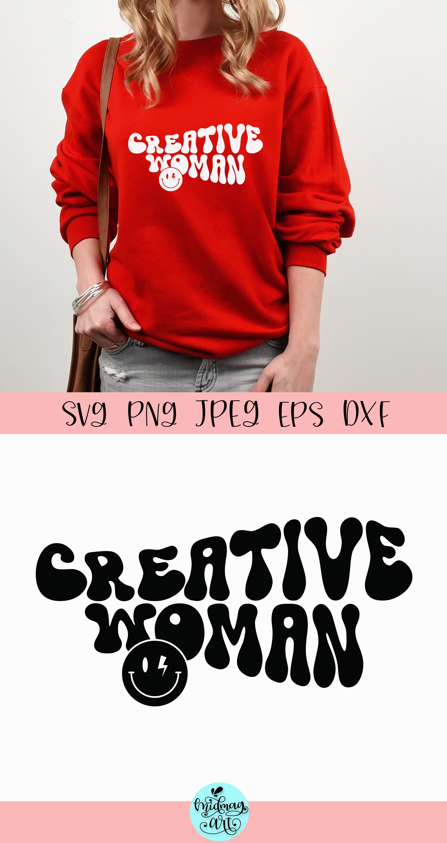 Creative woman svg, artist svg