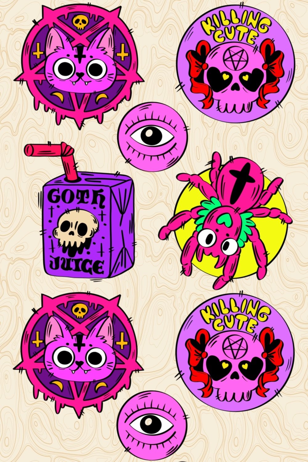 Halloween Stickers Bundle-Printable Halloween-Stickers-Fall