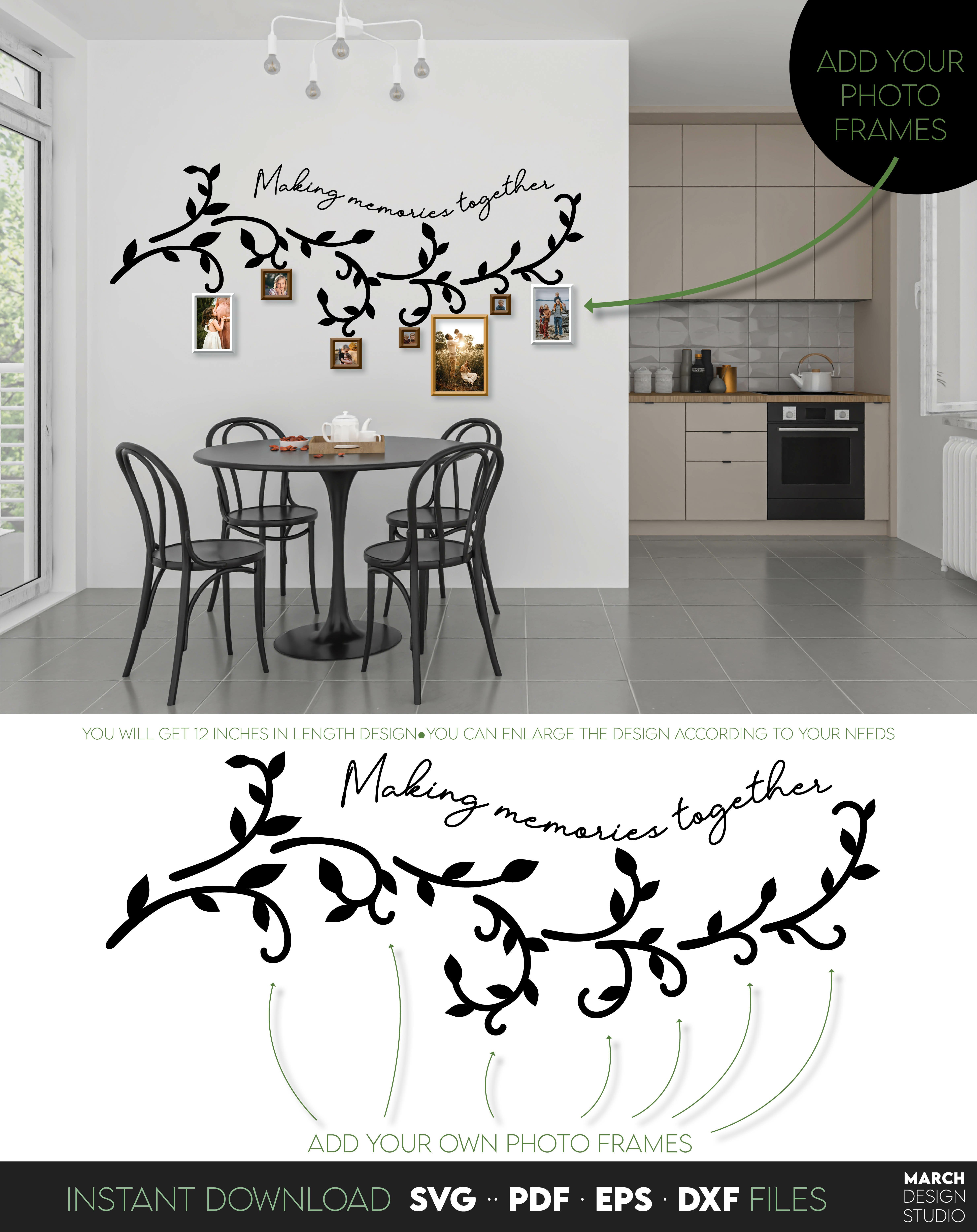 Family Collage SVG | Family Tree SVG | Family Wall Frame SVG