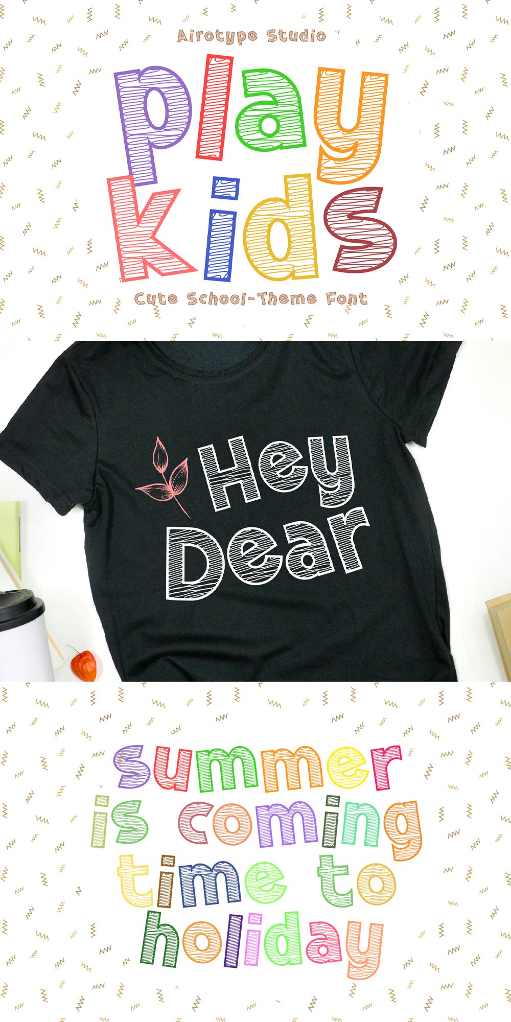 Play Kids - Fun Scribble Font