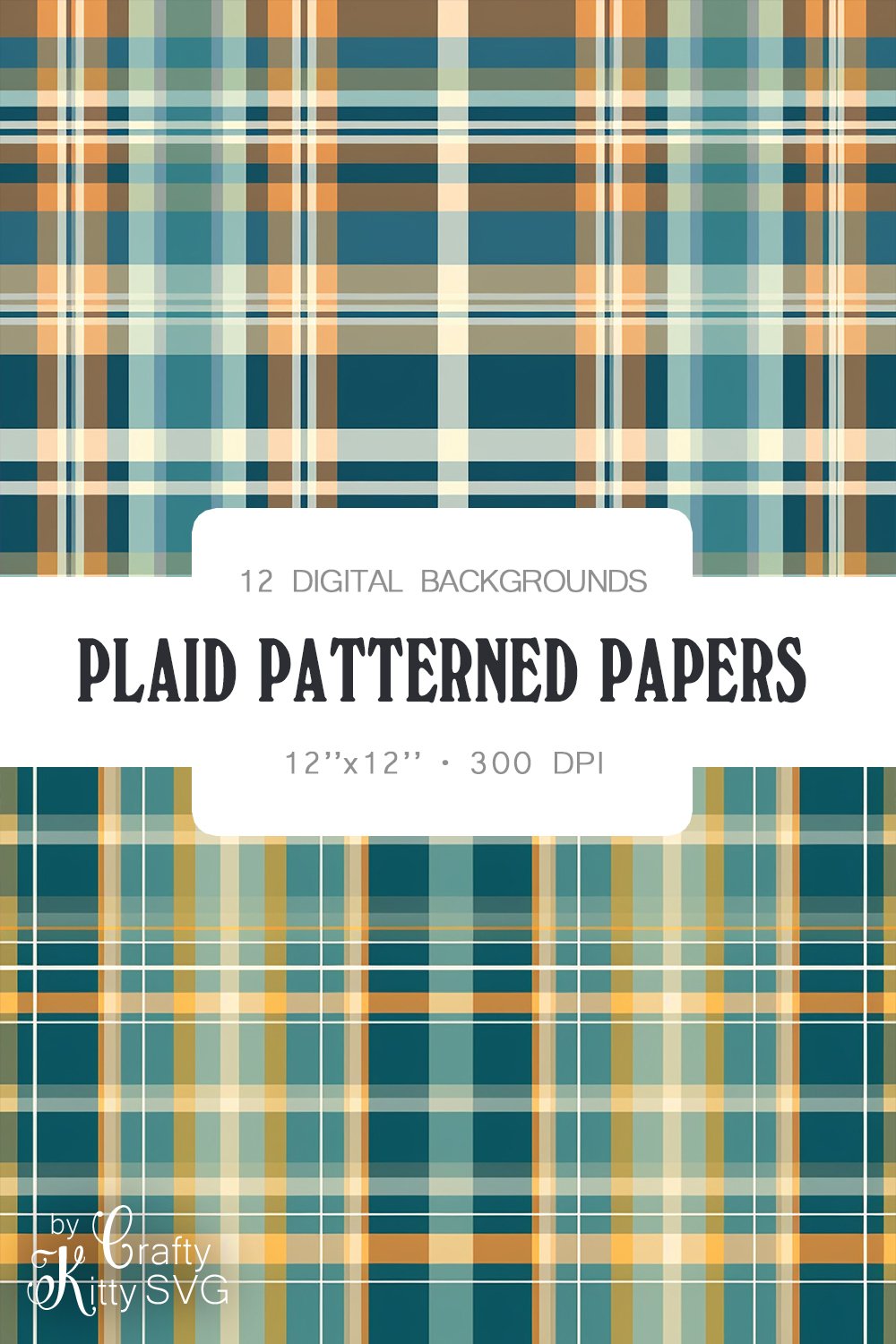 Tartan Plaid Digital Papers, Cosy Scottish Backgrounds