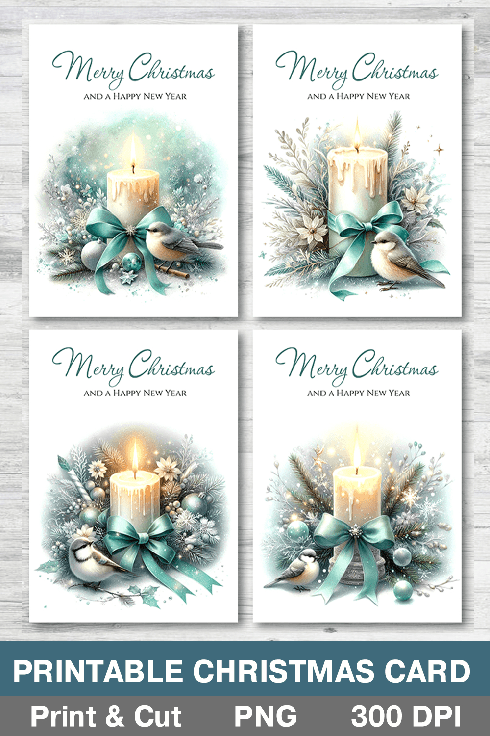 Merry Christmas Card printable