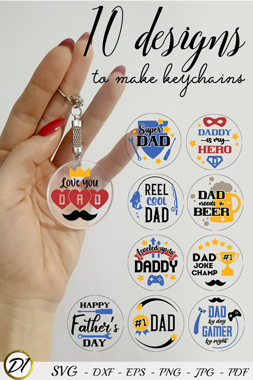 Father's Day Bundle | Dad Bundle Svg | Dad Keychain svg