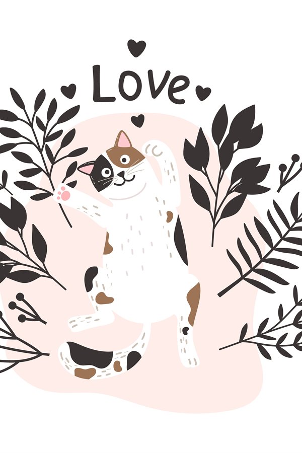 Cute cat print (1349881)