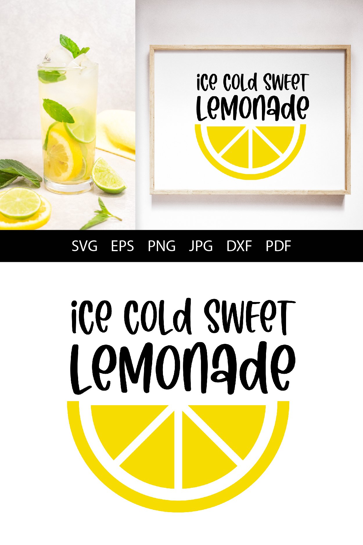 Lemon and Lemonade stand SVG Summer Cut Files