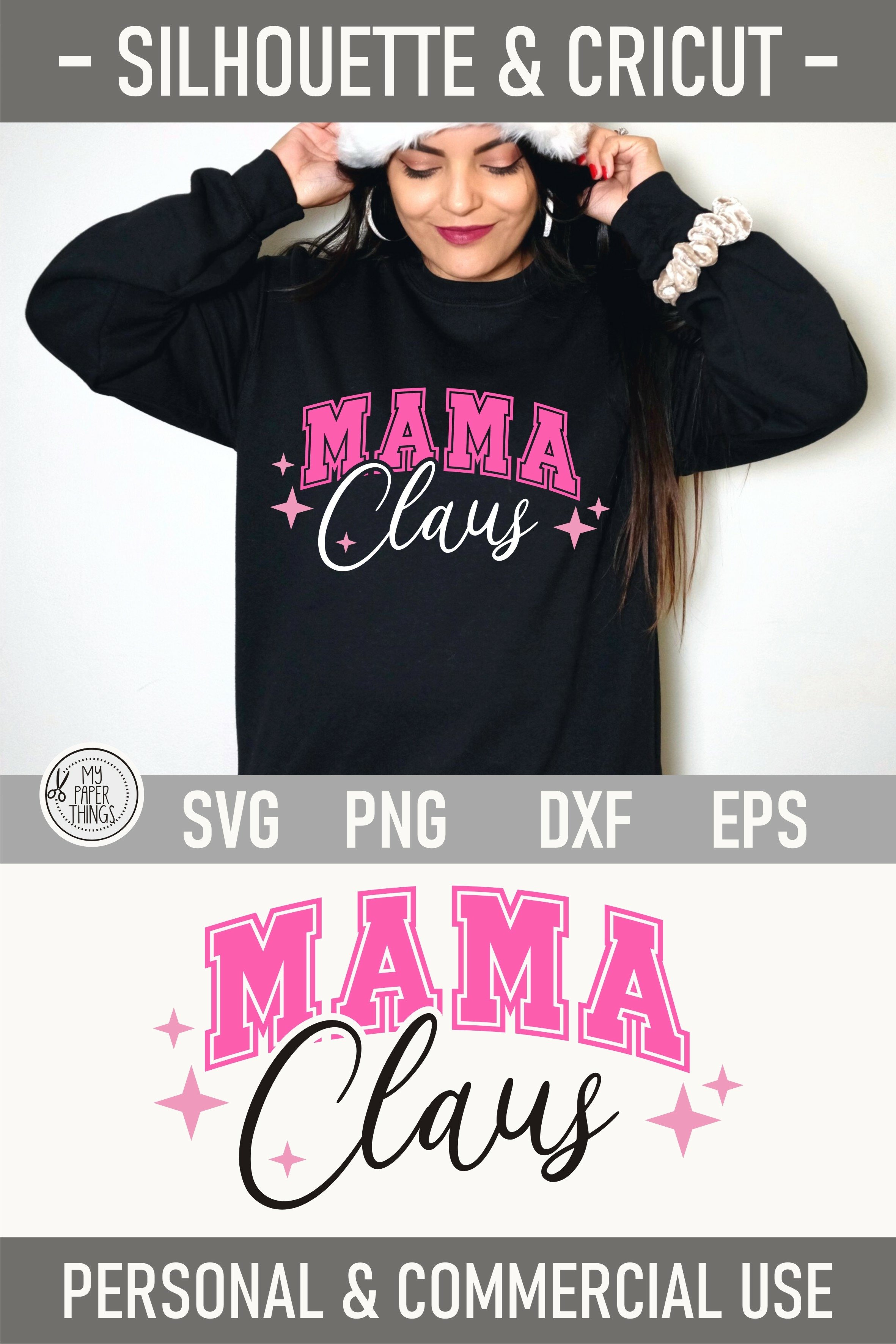 Mama Claus Svg