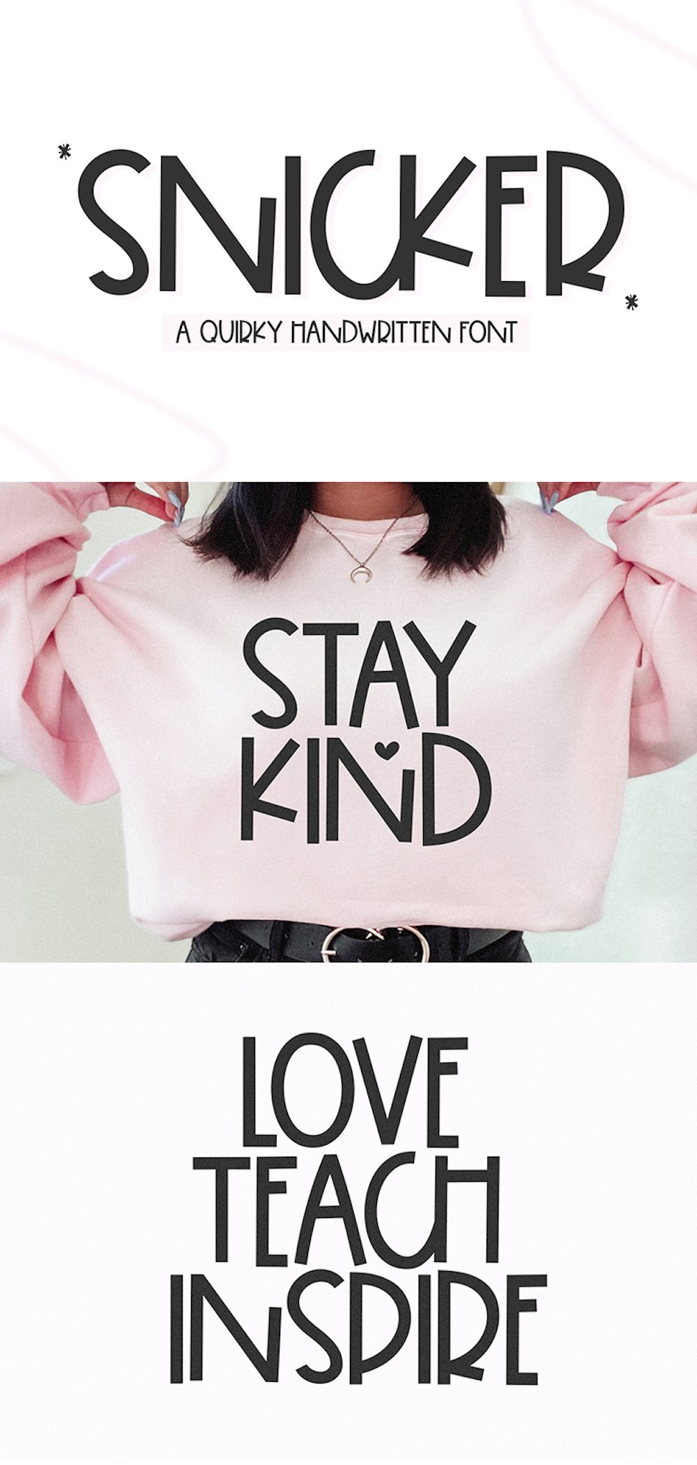 Snicker - A Bold Handwritten Font