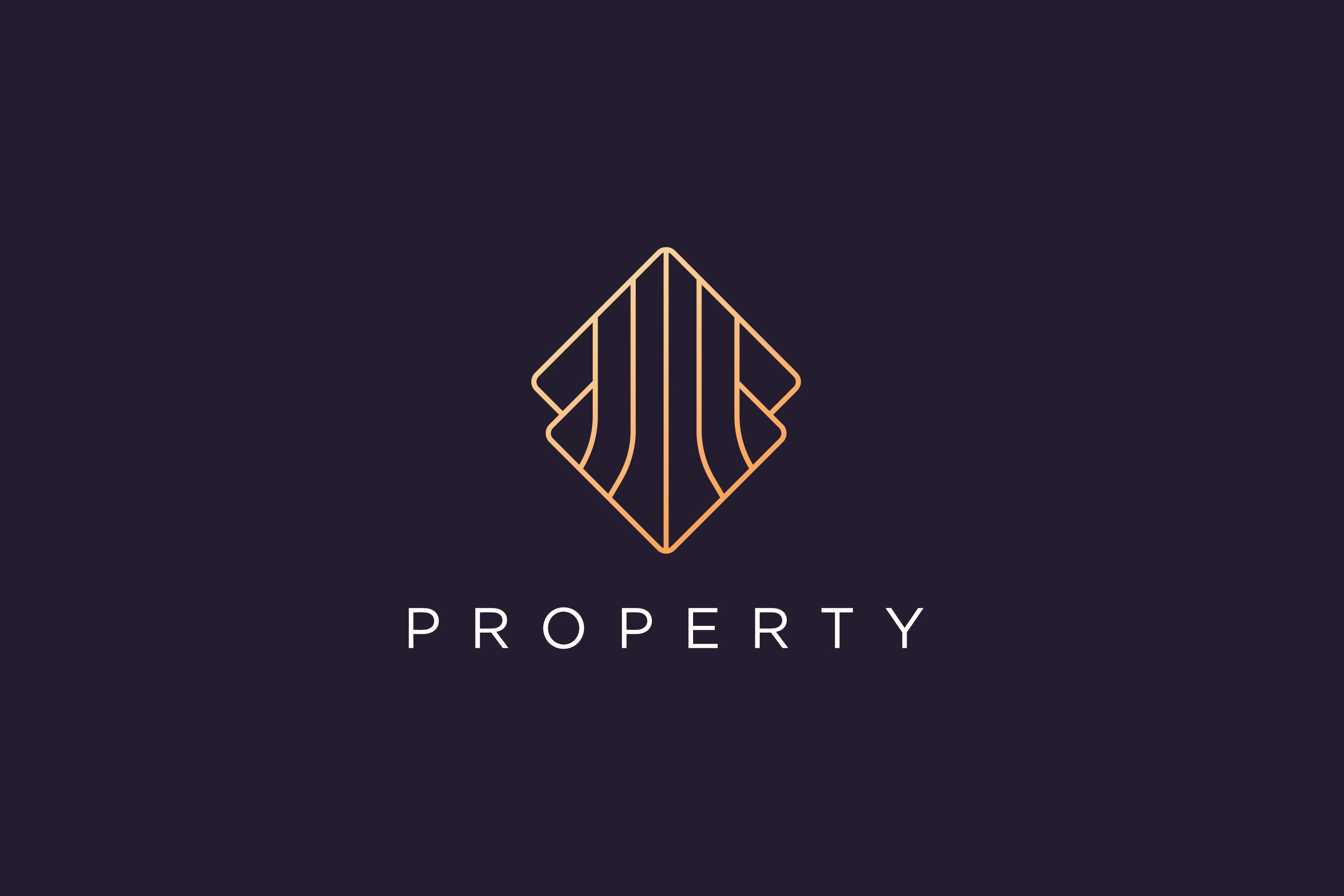luxury property logo with modern style (1085119)