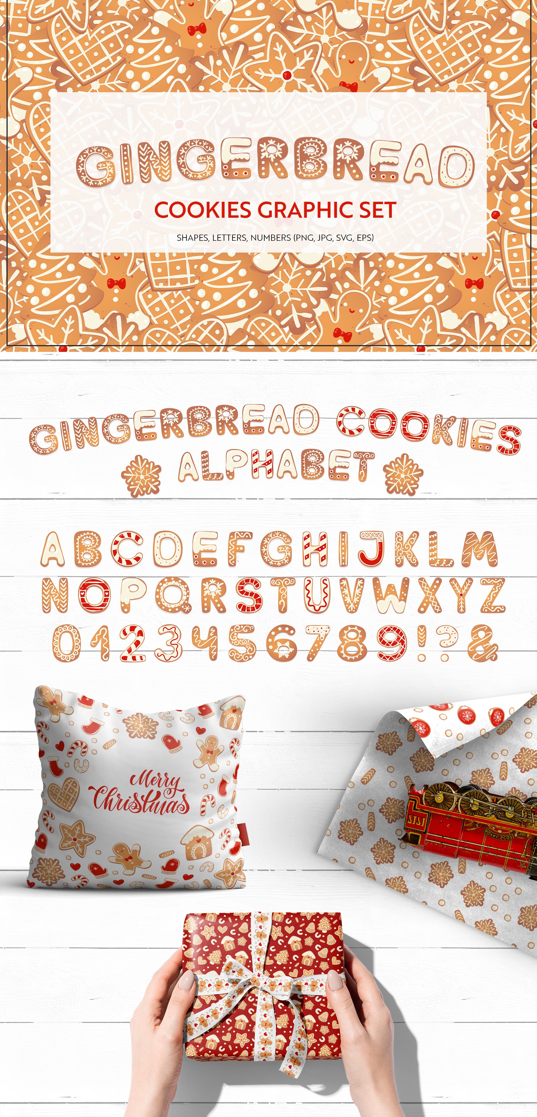 Gingerbread | Christmas Cookies Set