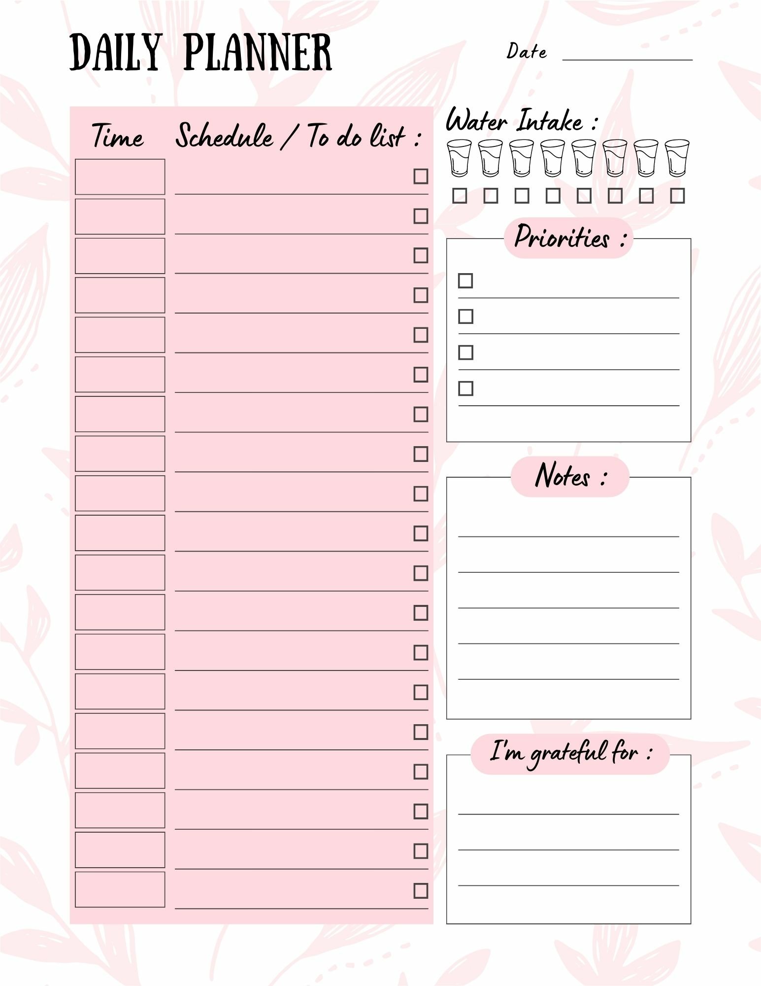 Printable Canva Planner Template Bundle