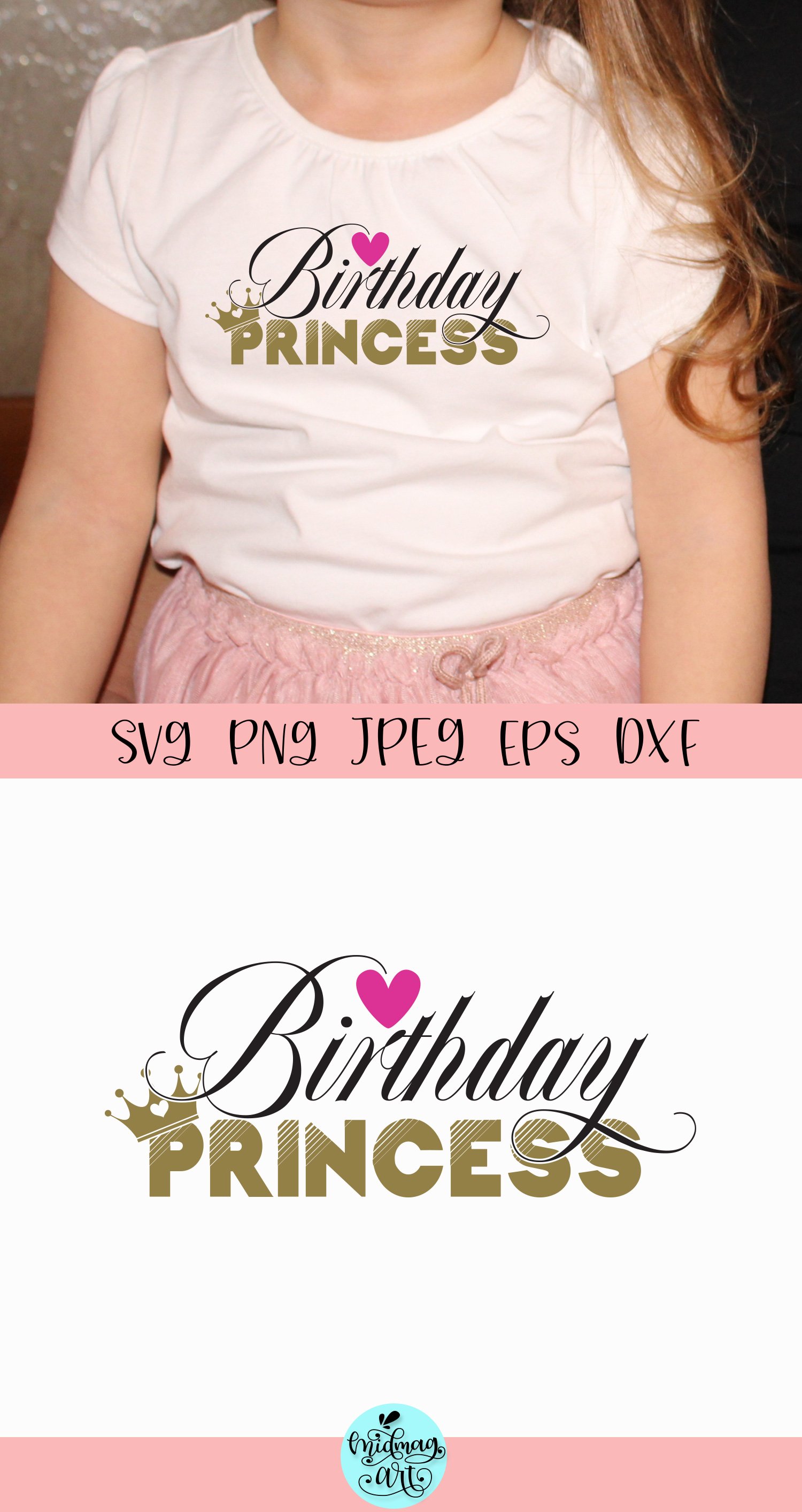Birthday princess svg, birthday svg (1749937)
