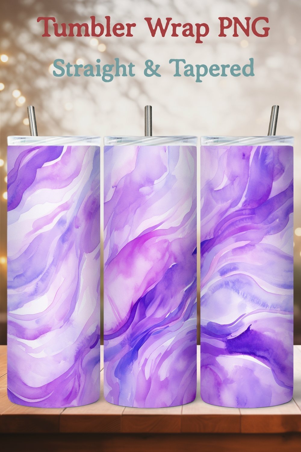 Purple tumbler wrap, Sublimation PNG design
