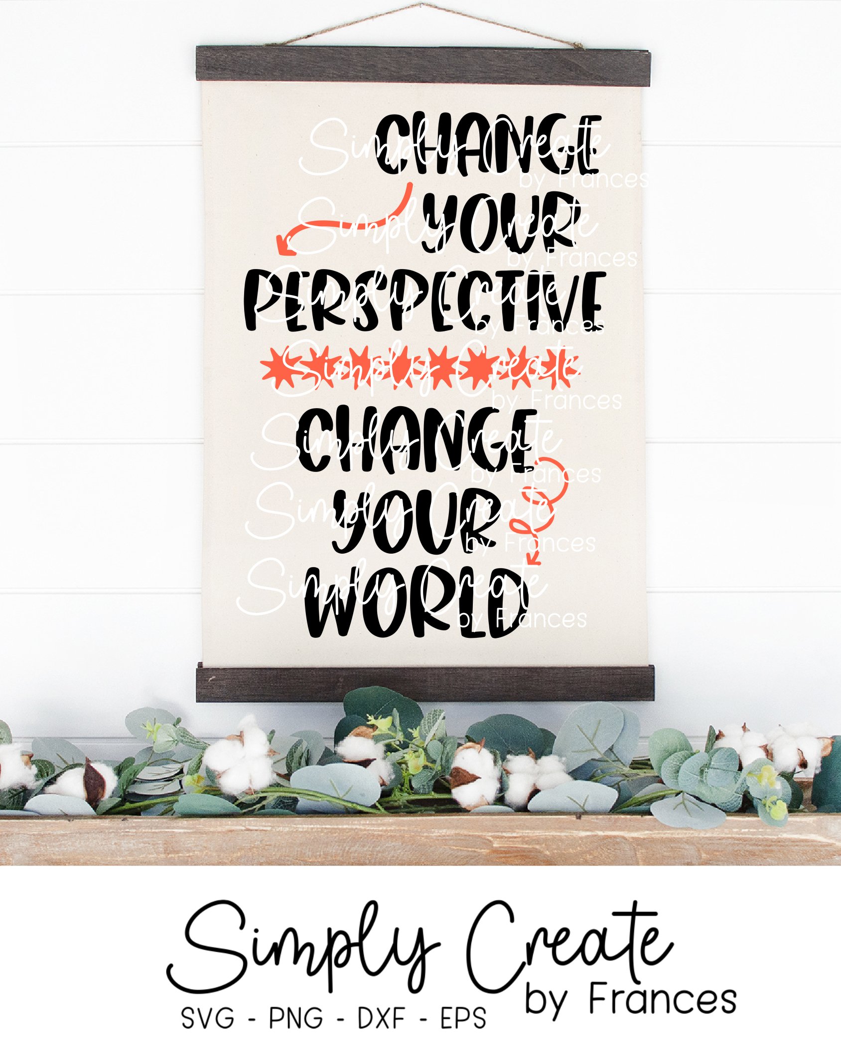 Change your Perspective, Change your World SVG | Inspiring