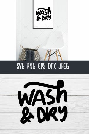 Laundry SVG bundle. Wash and dry. fresh and clean