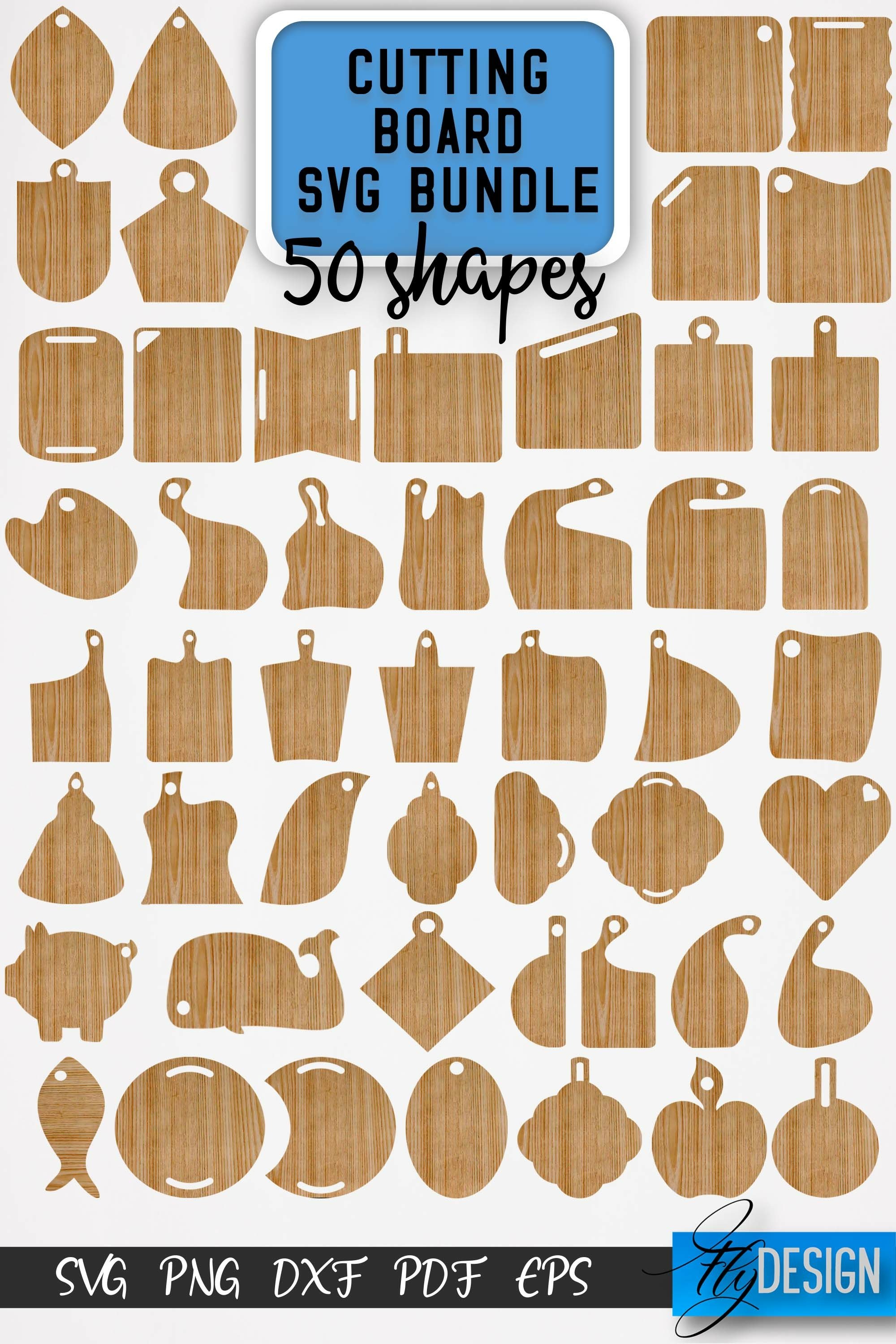 Cutting Board SVG Bundle | Laser Cut Files | (2315713)