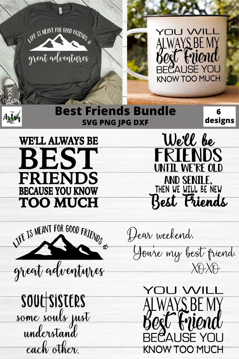 Best friends svg bundle, funny friend quote, friend sayings