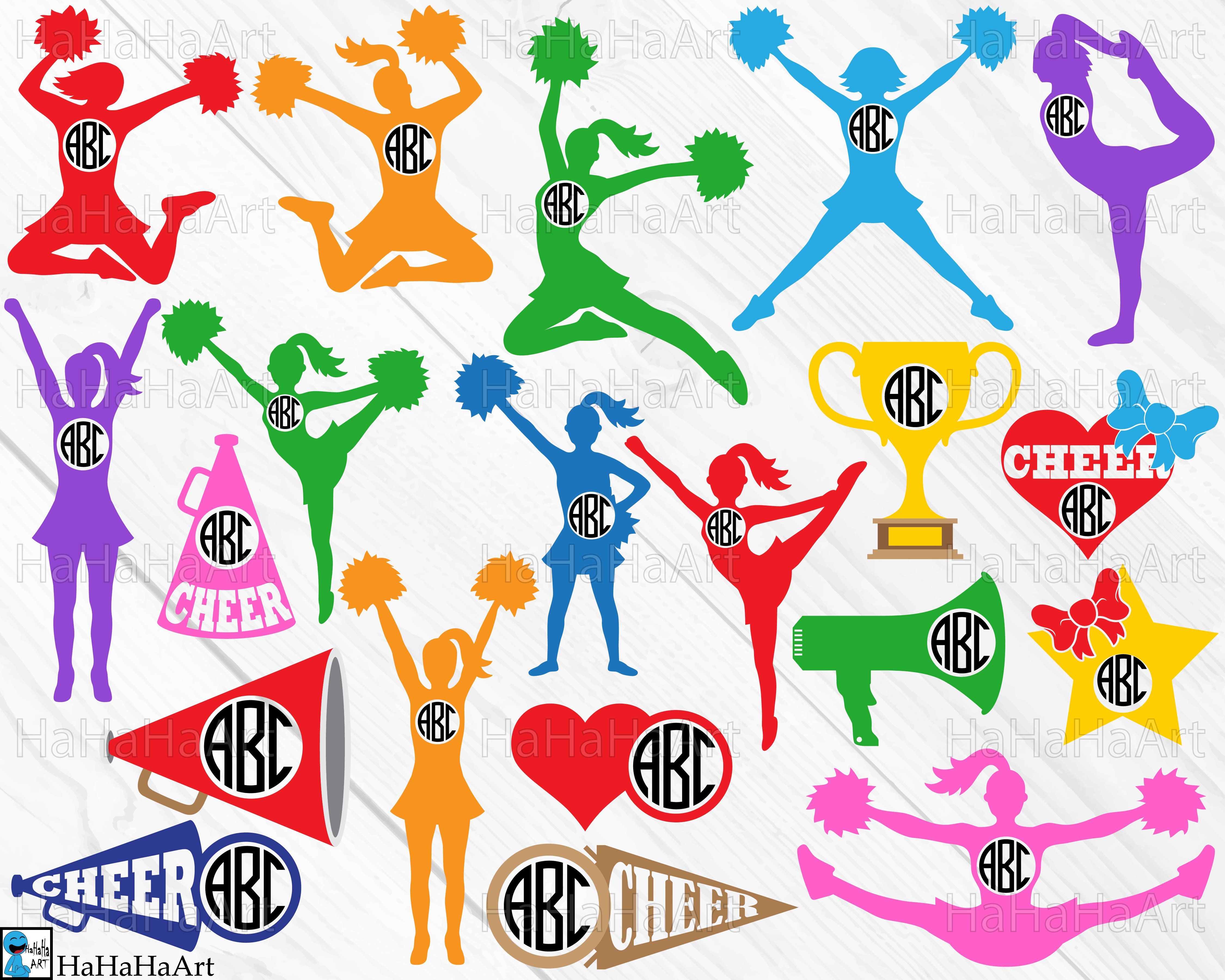 Circle Cheer Designs - Clip art / Cutting Files (1054163)