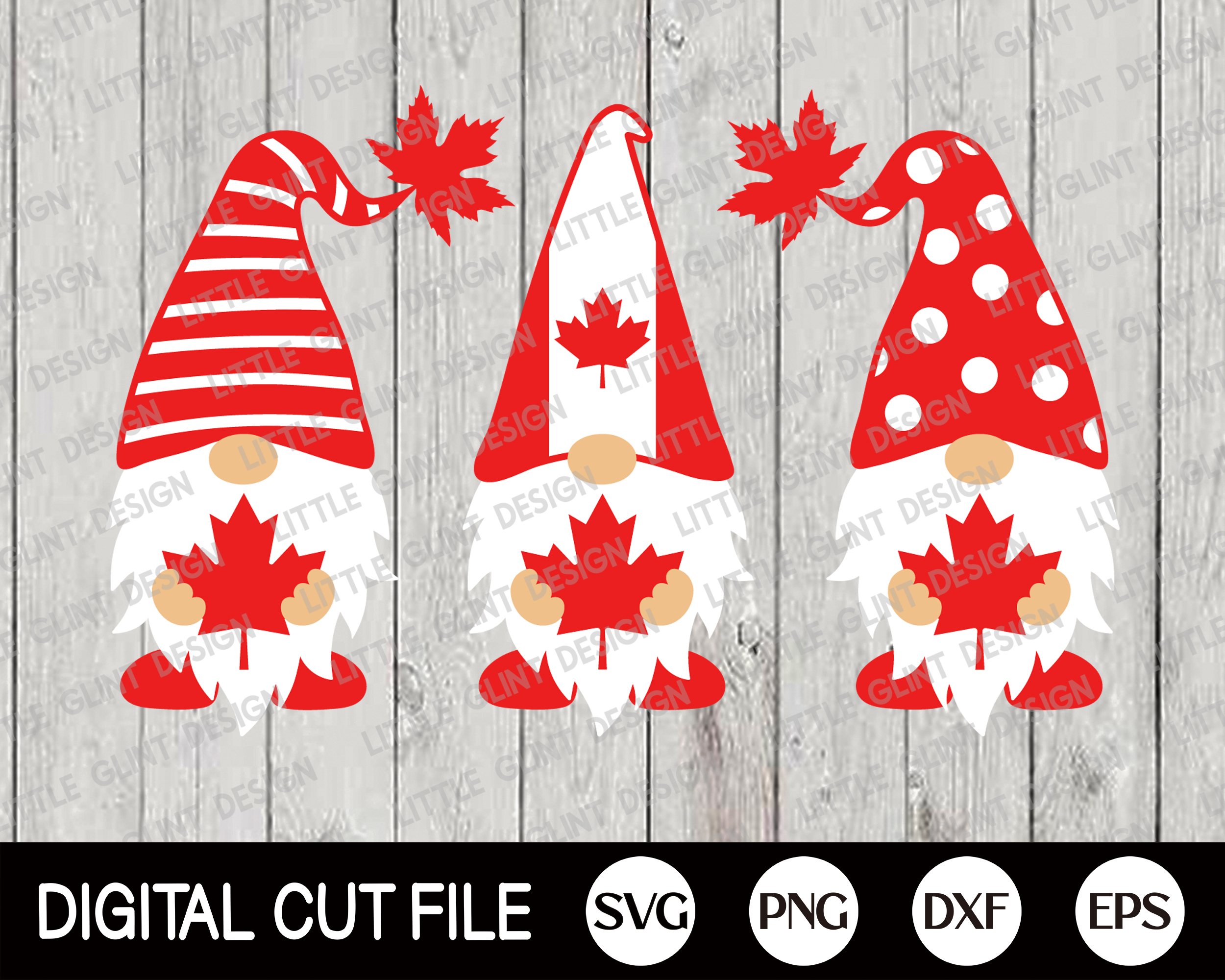 Canada SVG, Canada Day Gnome, patriotic, Maple leaf Gnome