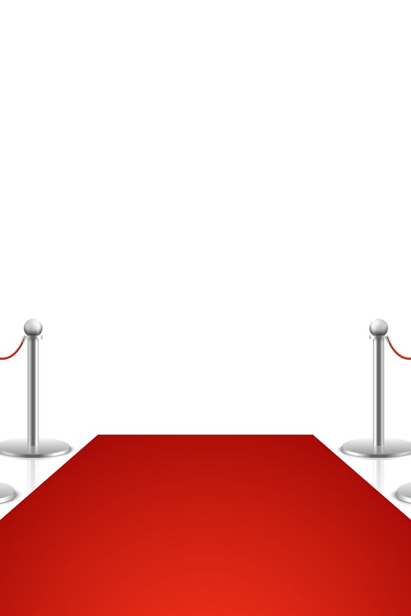 Red carpet vector illustration. Awards show background