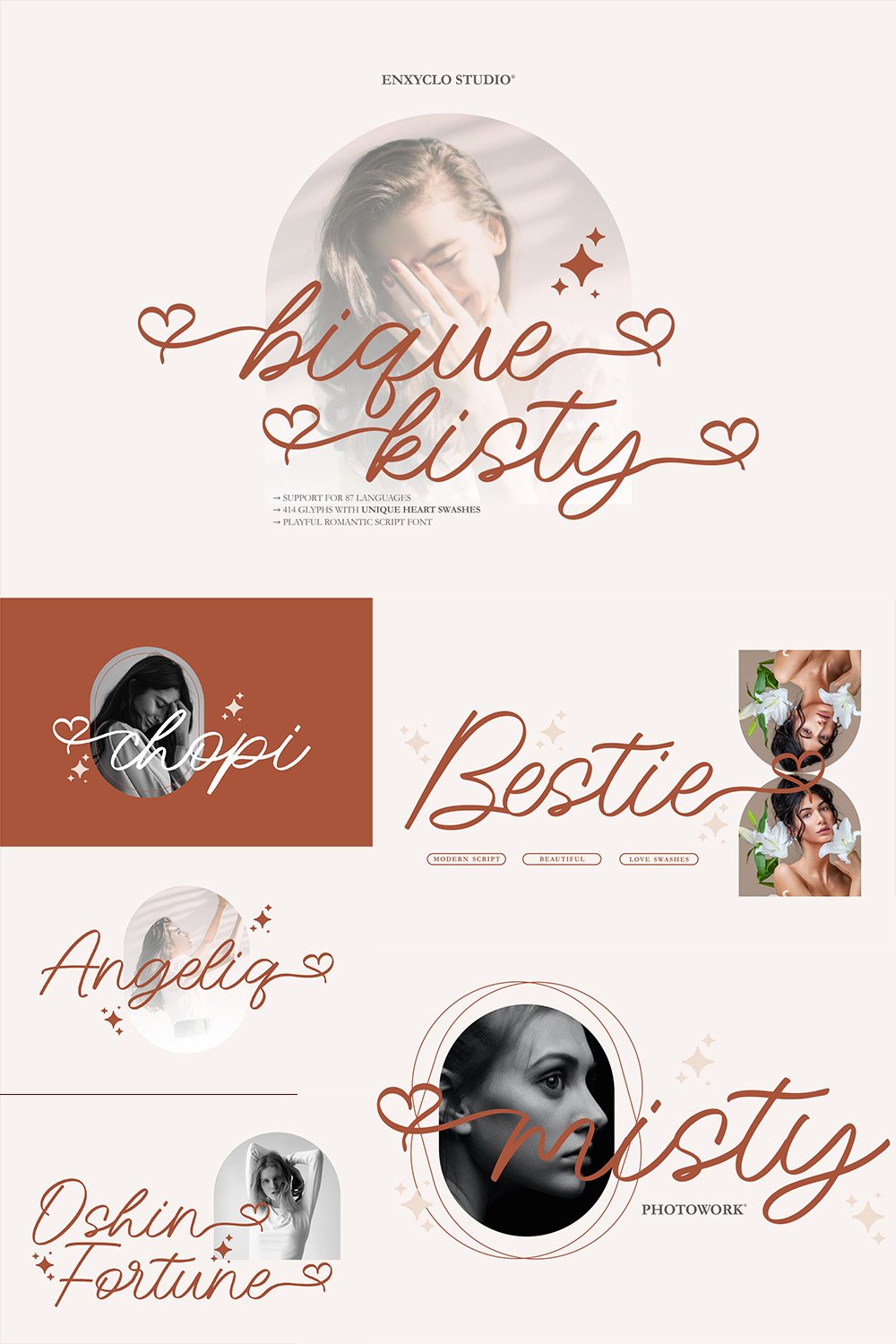 NCL BIQUE KISTY - Love Swash Script Display Wedding Font