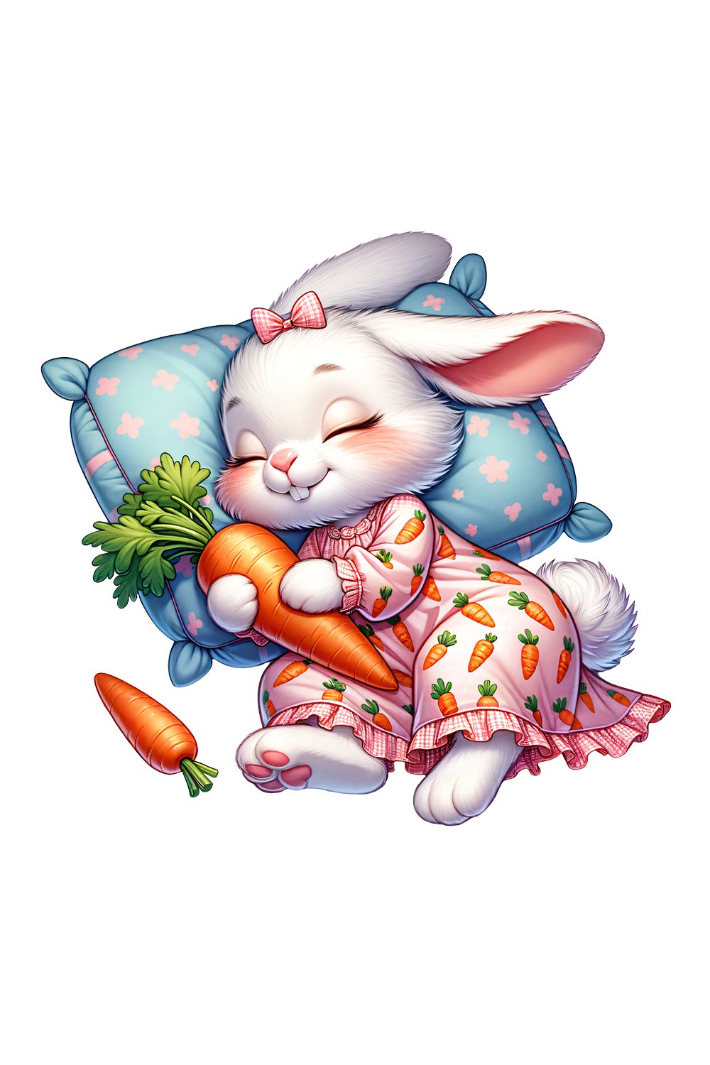 Bunny Sleeping Clipart, Animals Clipart (3487822)