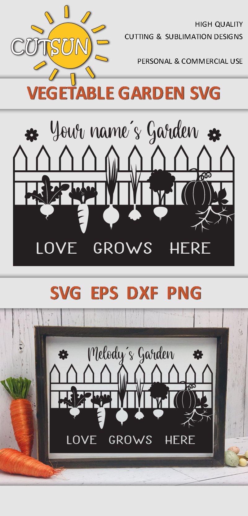 Garden SVG| Vegetable garden SVG