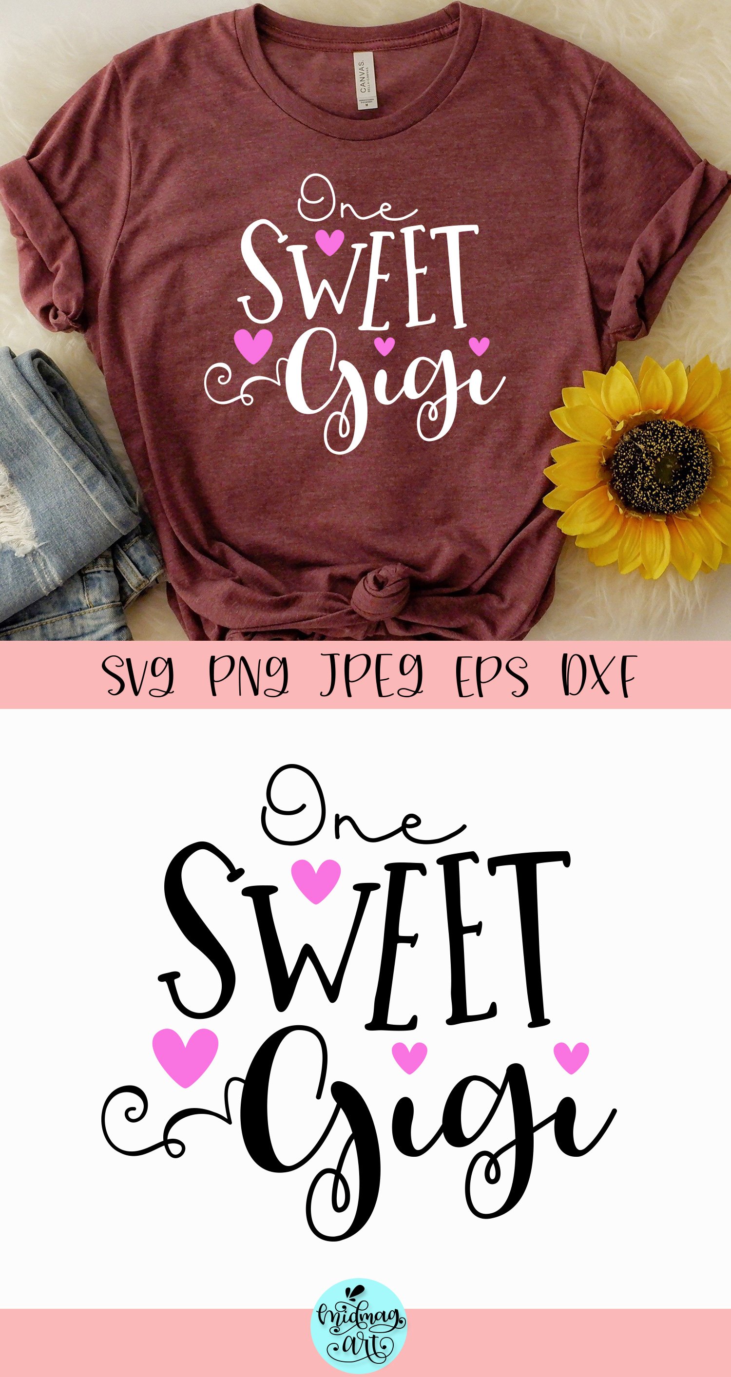 One sweet gigi svg, valentine svg (1104818)
