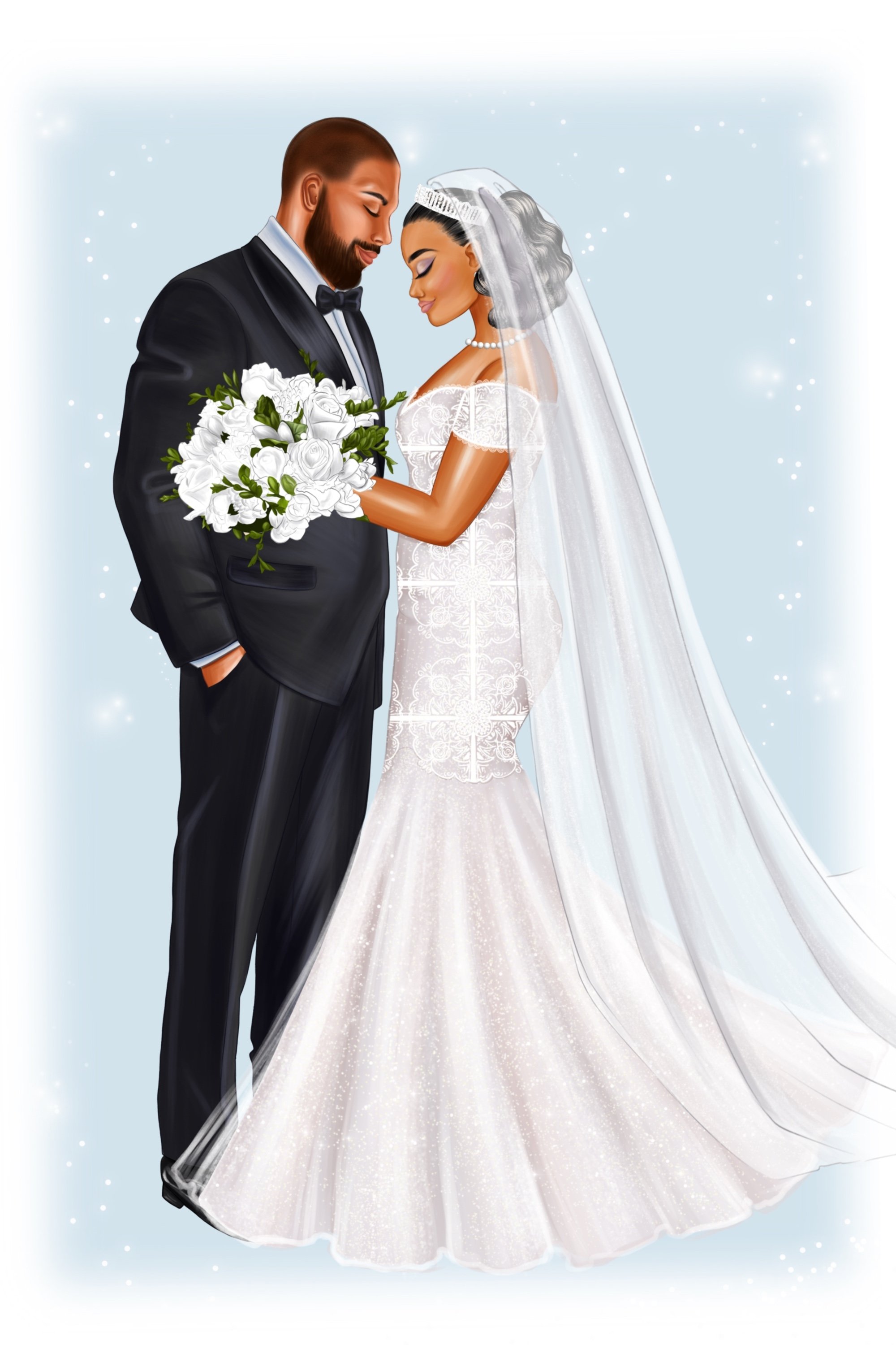 Wedding Clipart, Bride and Groom clipart, Bride Clipart