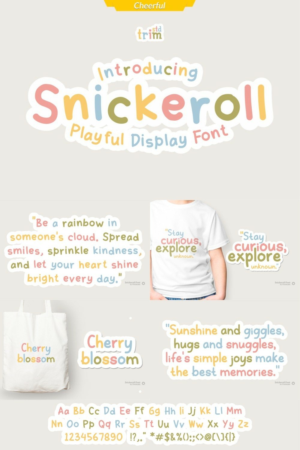 Cute Playful Sticker Font