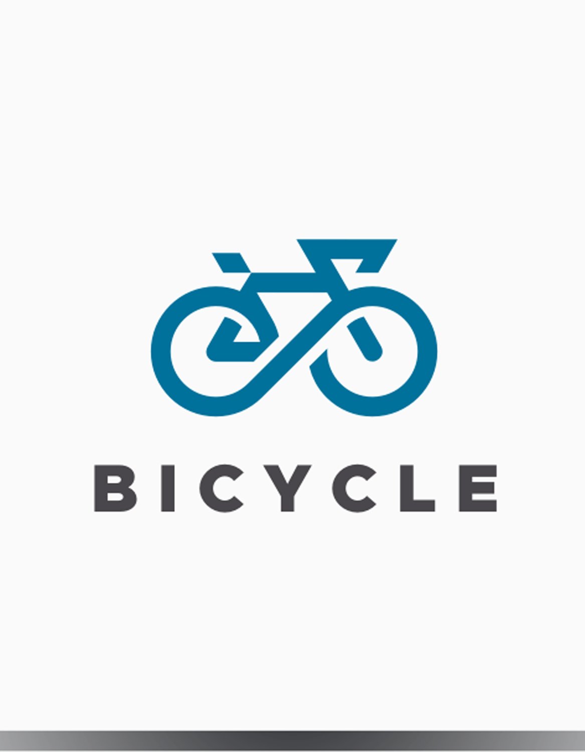 Infinity Bike Bicycle vector logo design template (3166278)