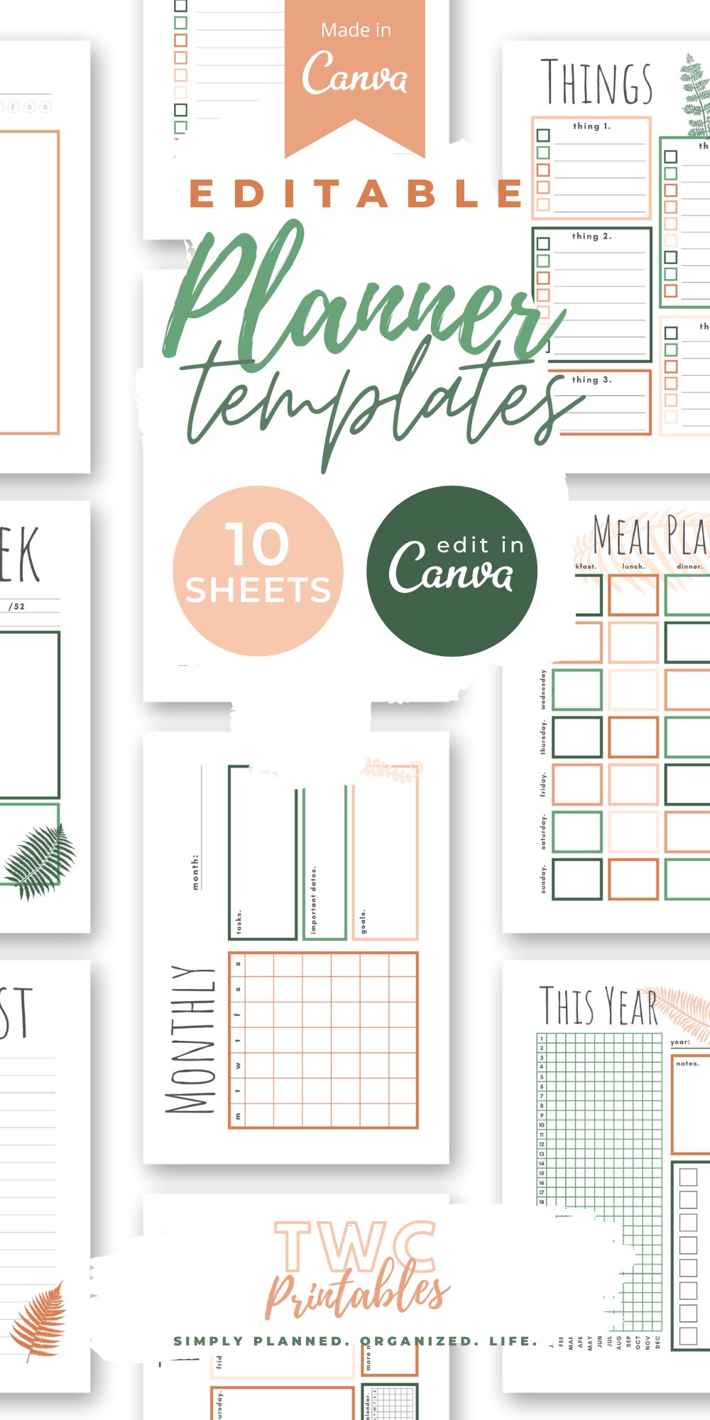 Canva Planner Templates