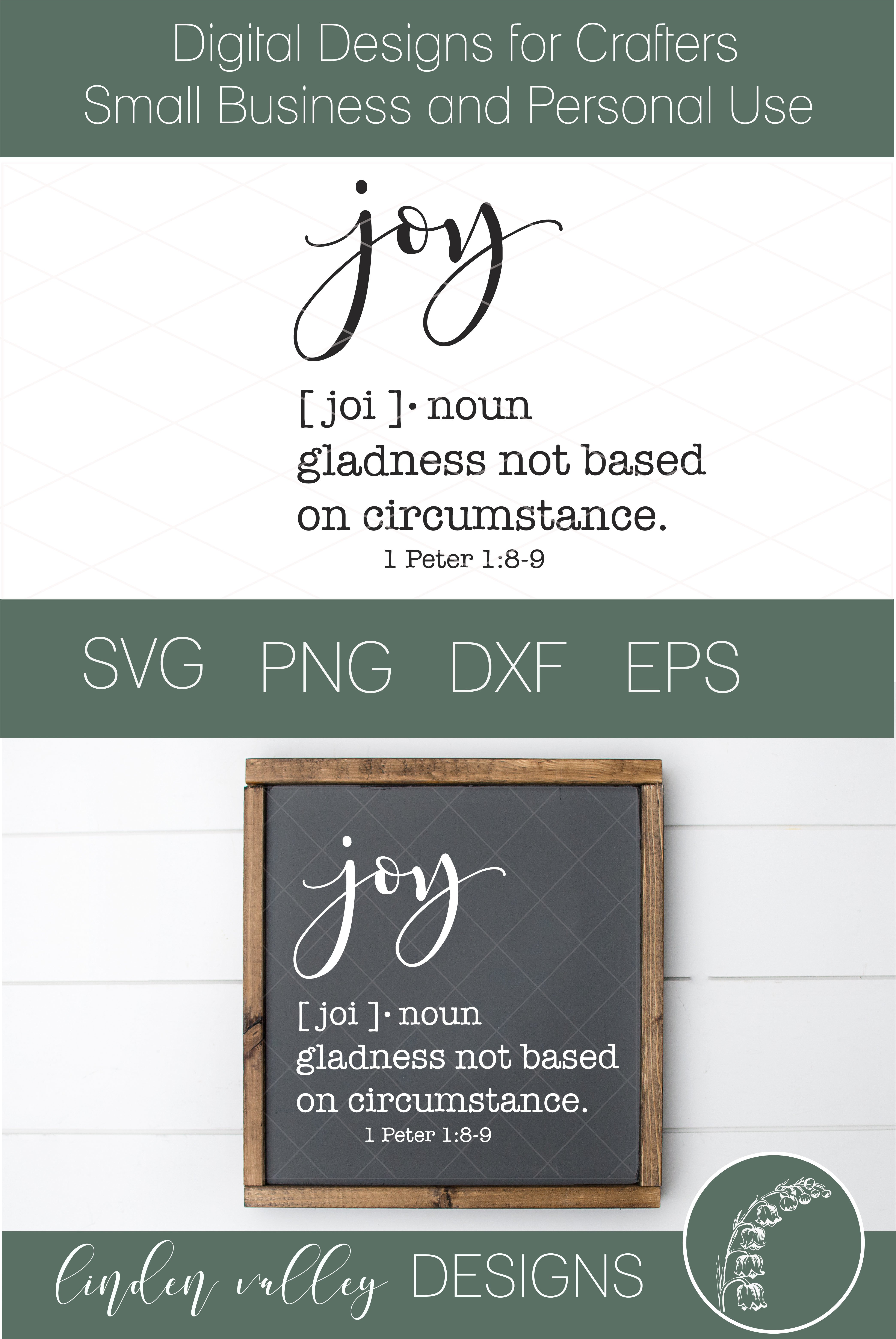 Joy Definition SVG|Bible Verse SVG|Scripture Definition|Glad
