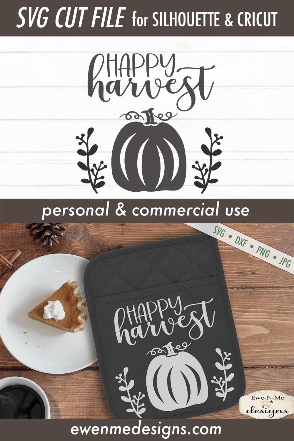 Happy Harvest | Fall | Pumpkin | SVG File