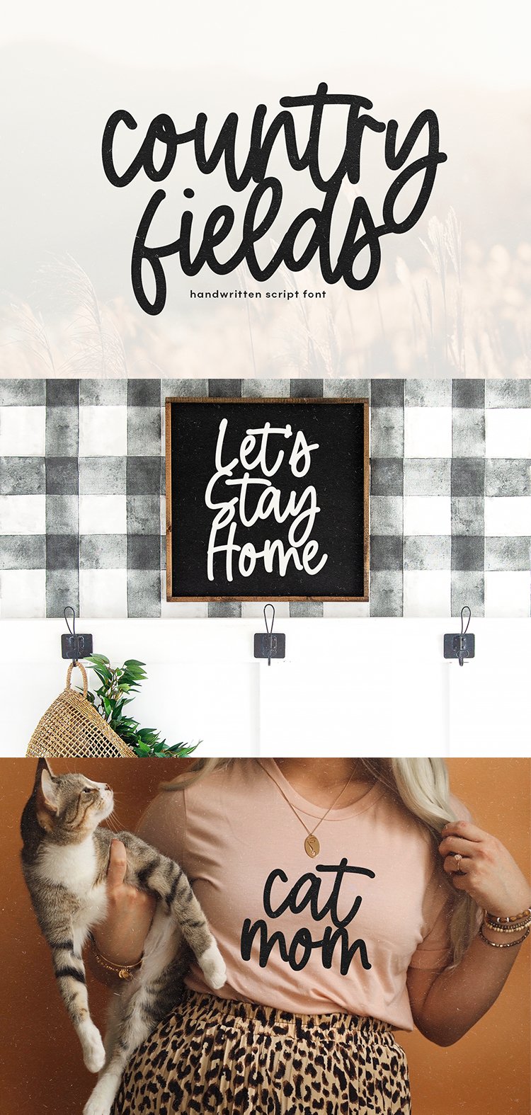 Country Fields - Handwritten Script Font