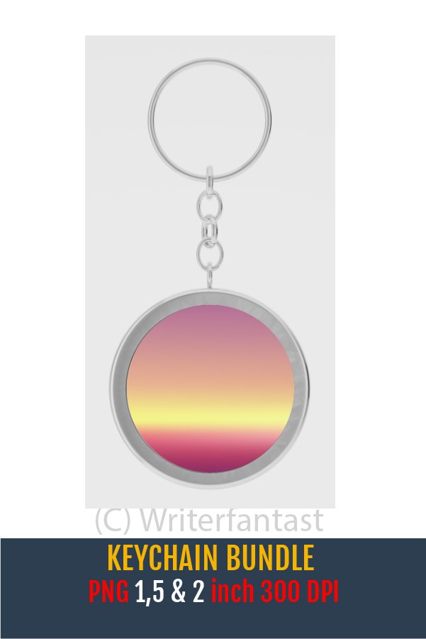 Keychain bundle. Keychain Sunset Patterns Bundle.