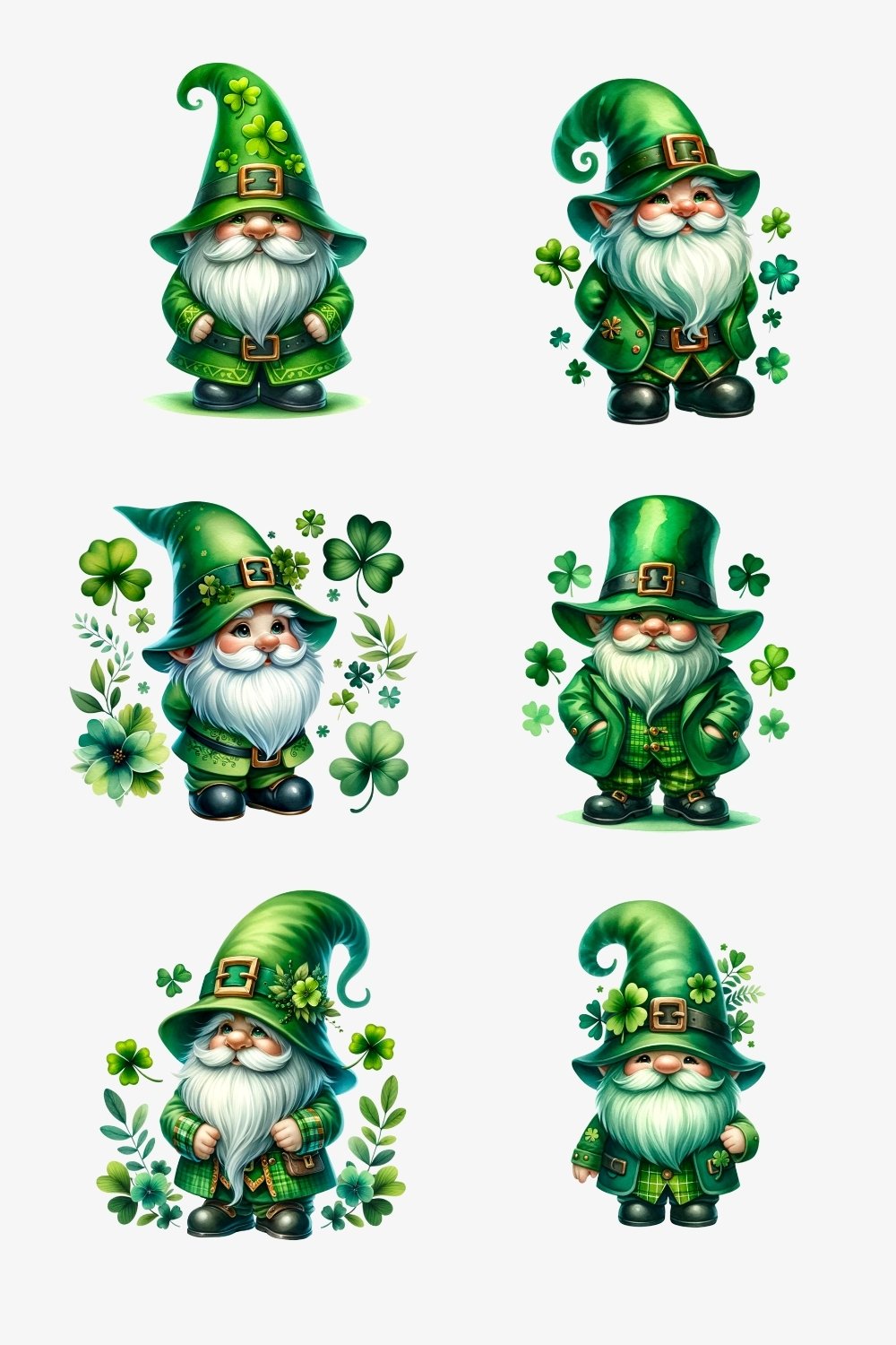 St. Patrick's Day Gnome Clipart (3345133)
