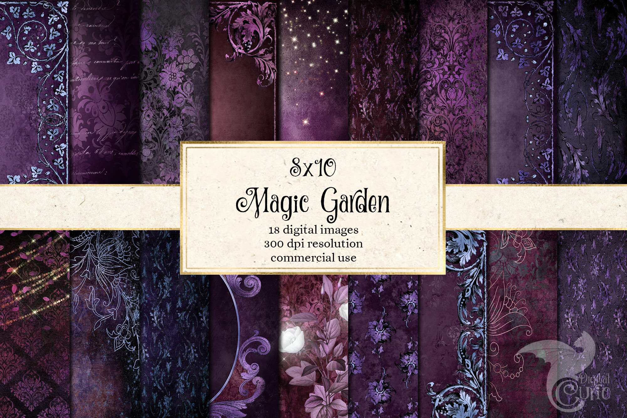 Magic Garden Digital Paper