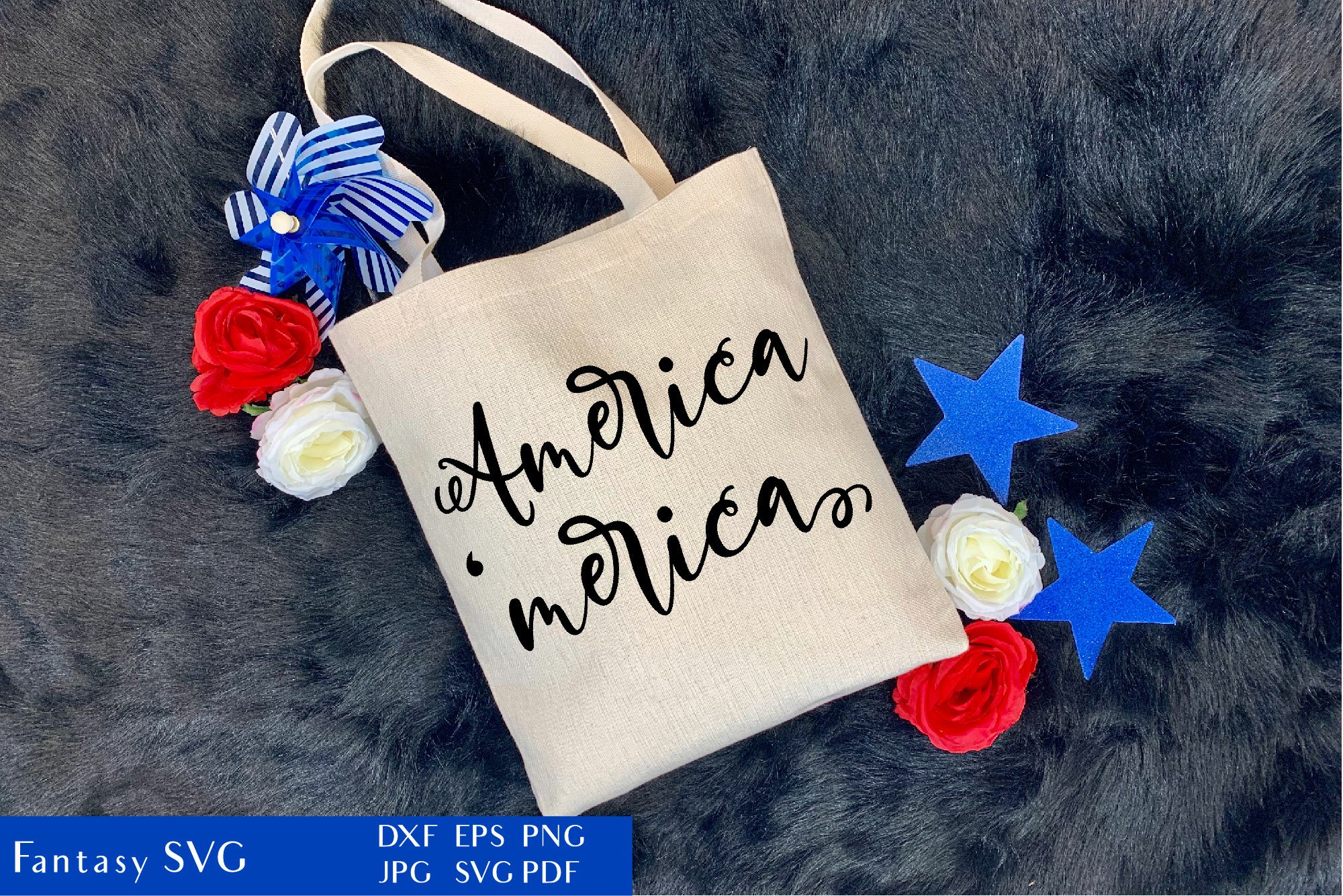 America 'Merica | Independence Day | Patriotic SVG Cut File