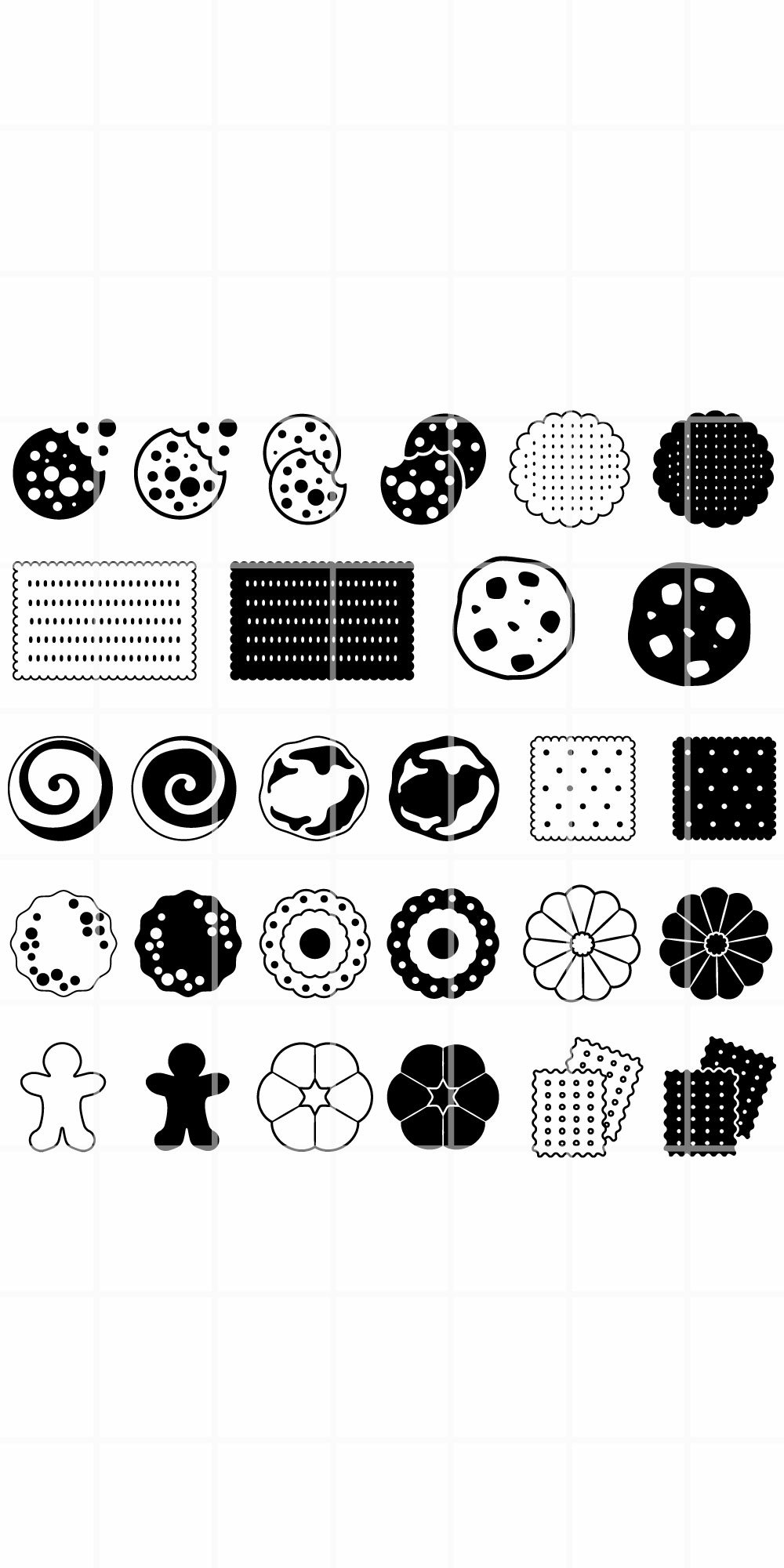 Cookie SVG. Cookie png. cookie clipart. Pastry cut file.