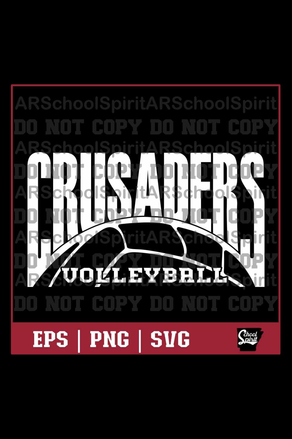 Columbia Crusaders Volleyball Design
