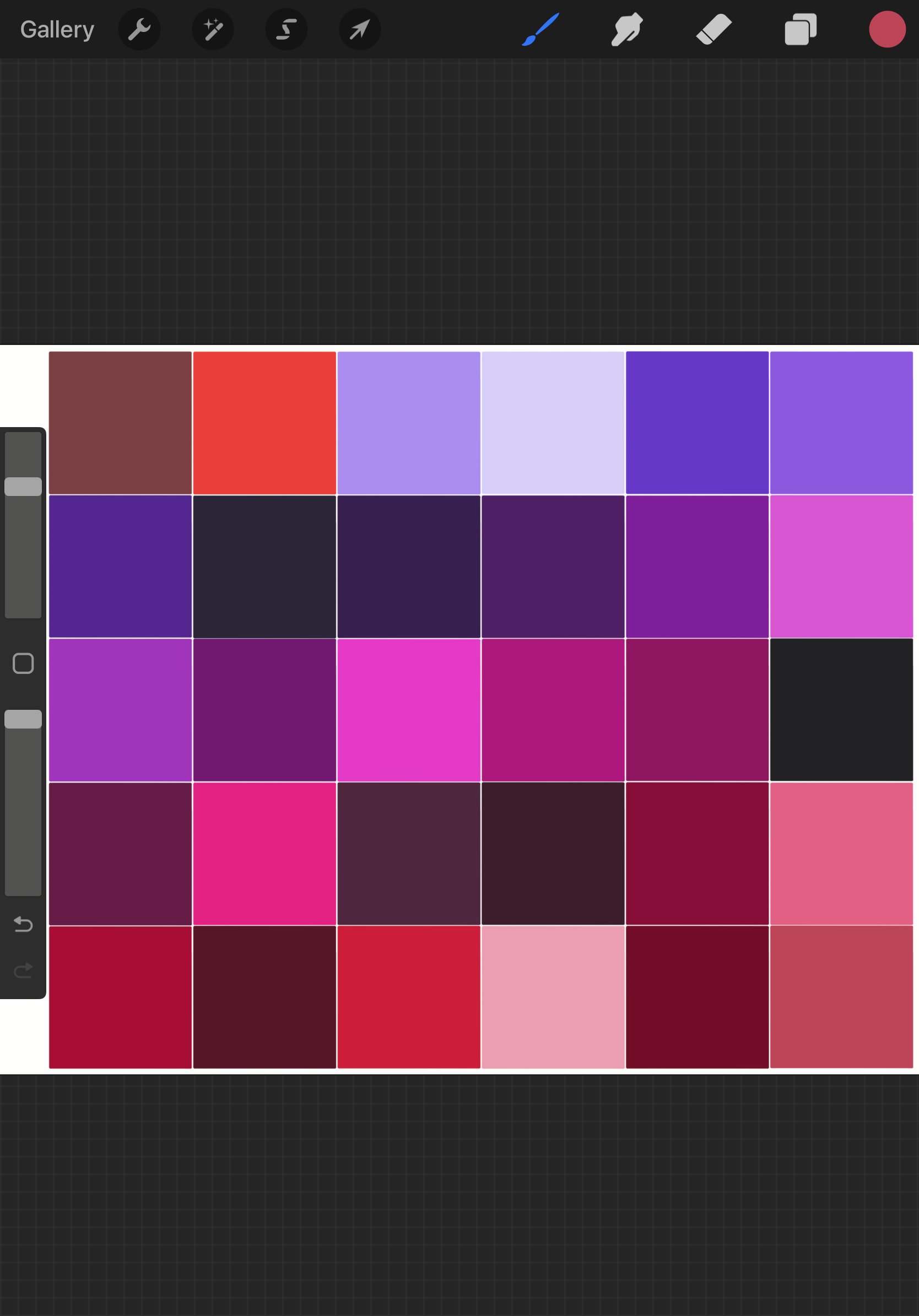 Spooky Halloween Procreate Colour Palette, 30 Colours