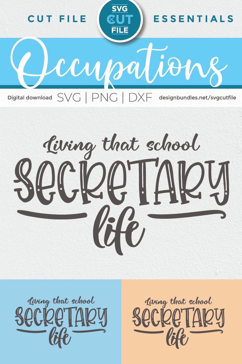 School secretary life svg -a secretary svg file (708771)