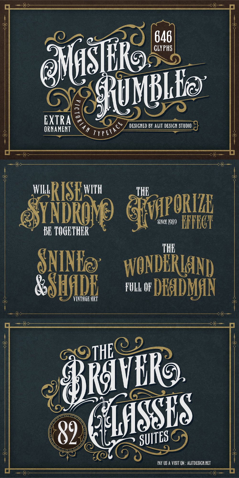 Master Rumble Victorian Typeface