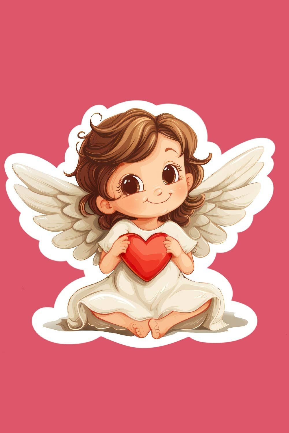 Sticker Girl Angel| Wedding sticker