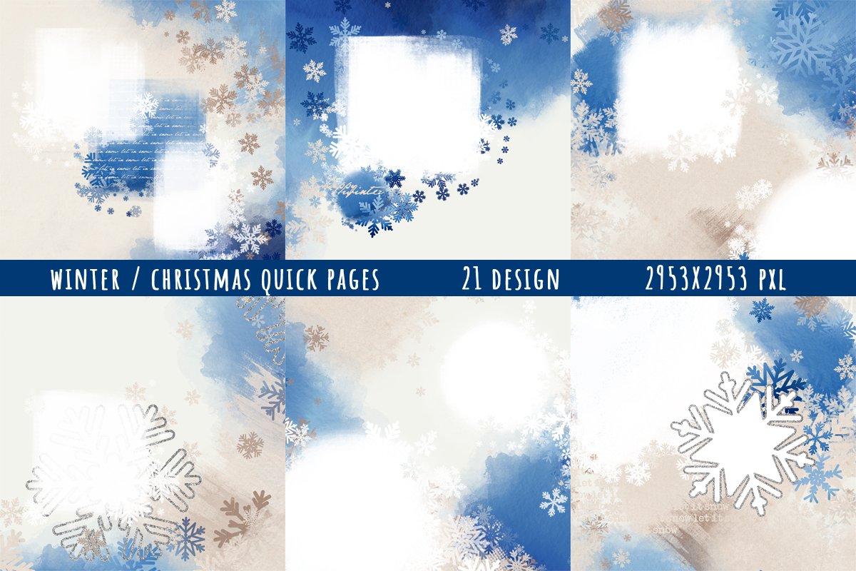 Happy Winter Quick Pages