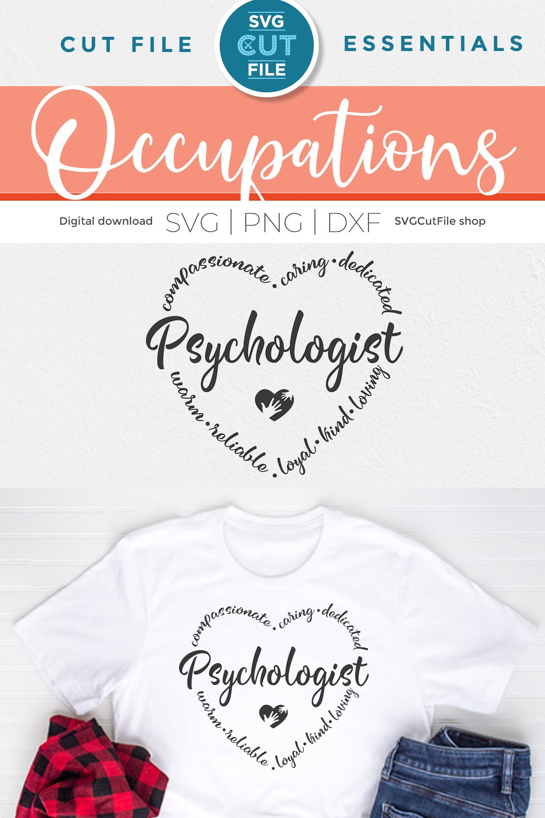 Psychologist SVG for Cricut or Silhouette