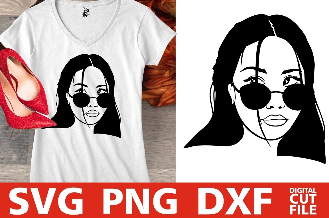Asian Girl In Sunglasses svg, Japan svg, Filipino svg, Anime