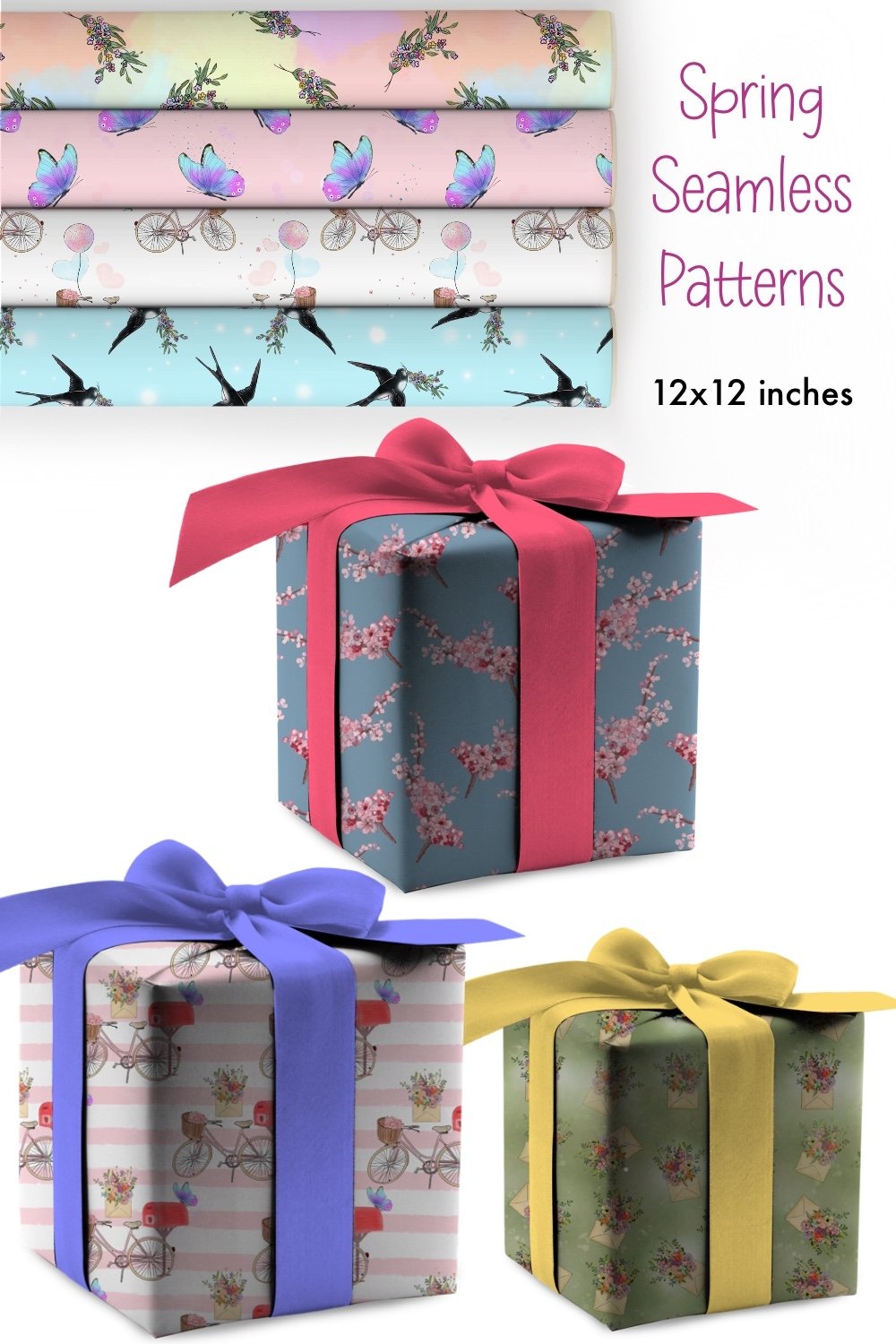 Spring Seamless Patterns | Spring Background Wallpaper