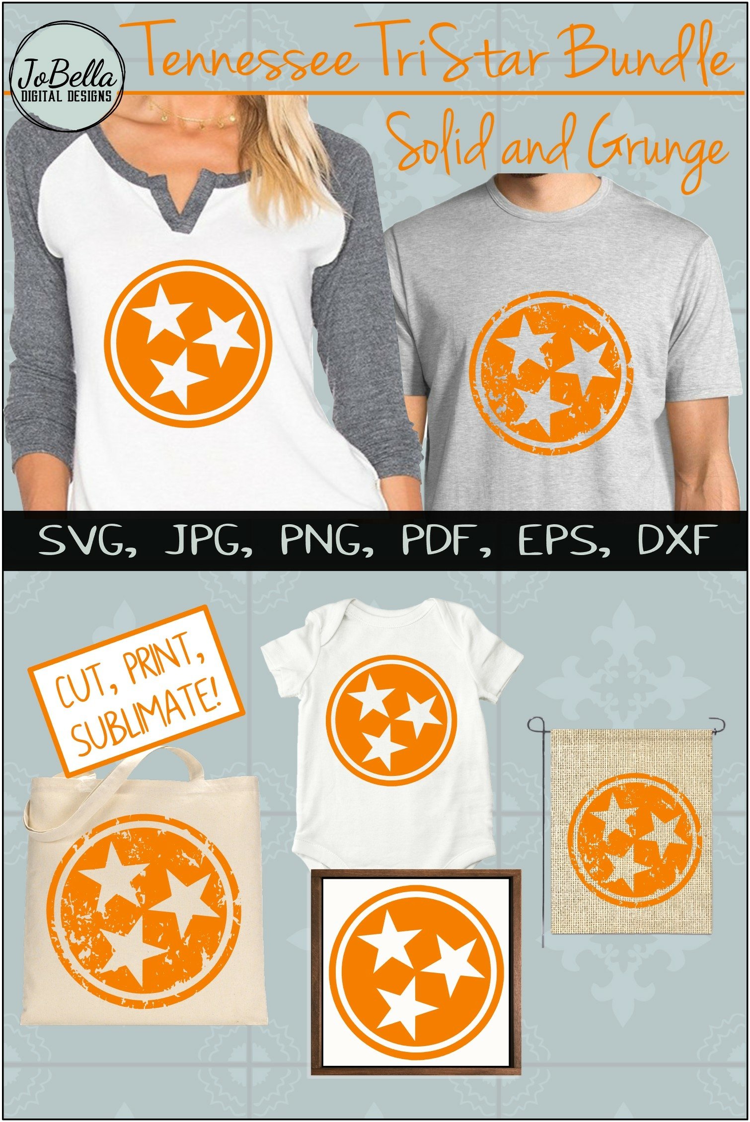 Tennessee TriStar SVGs I TN Lover Designs