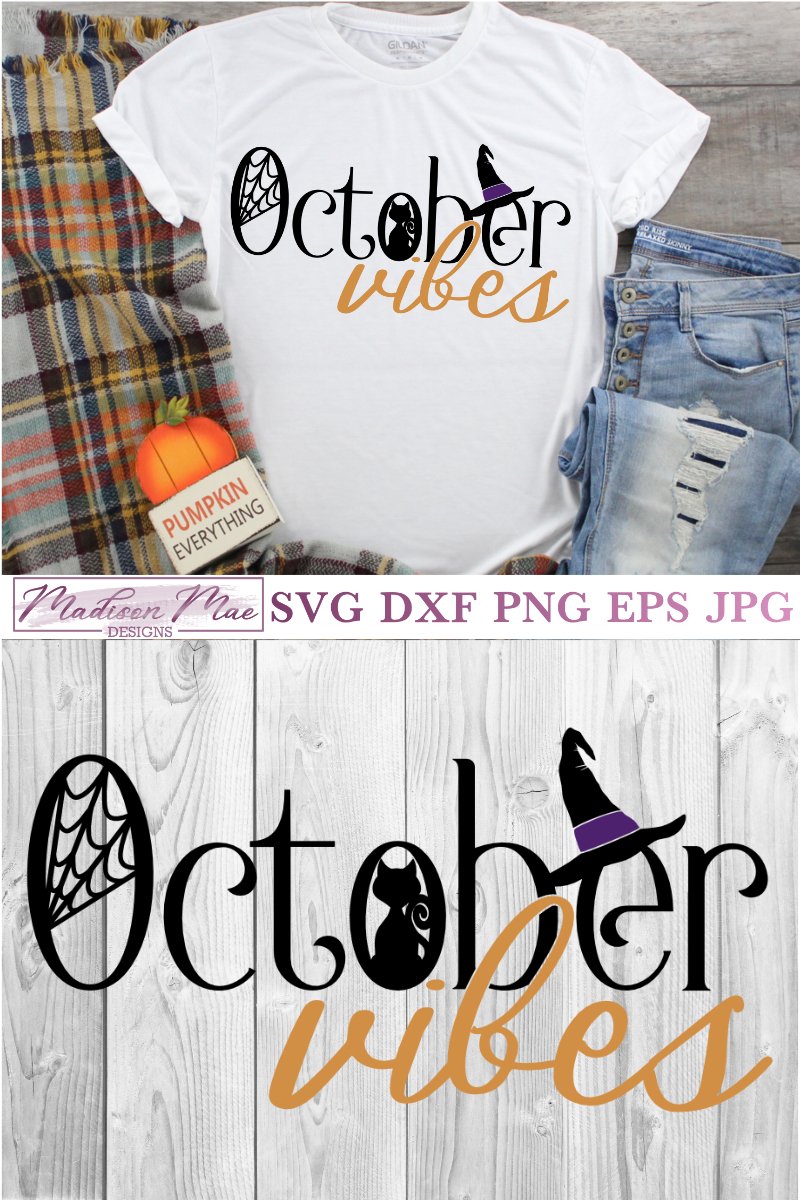 October Vibes, Halloween SVG